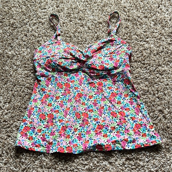 Beach House | Swim | Womens Beach House Bright Floral Tankini Top ...